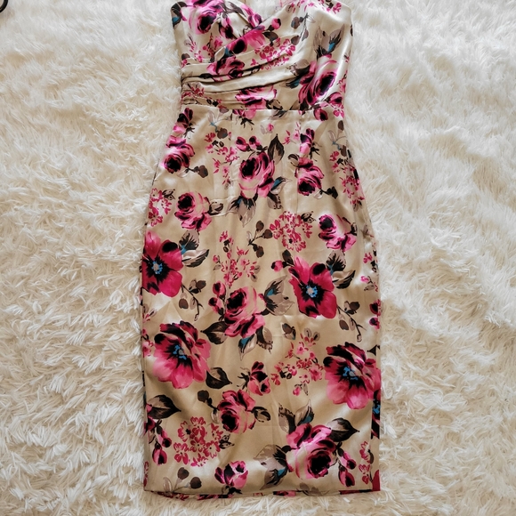 Sirens & Starlets | Dresses | Pinup Bodycon Floral Dress Sirens And ...